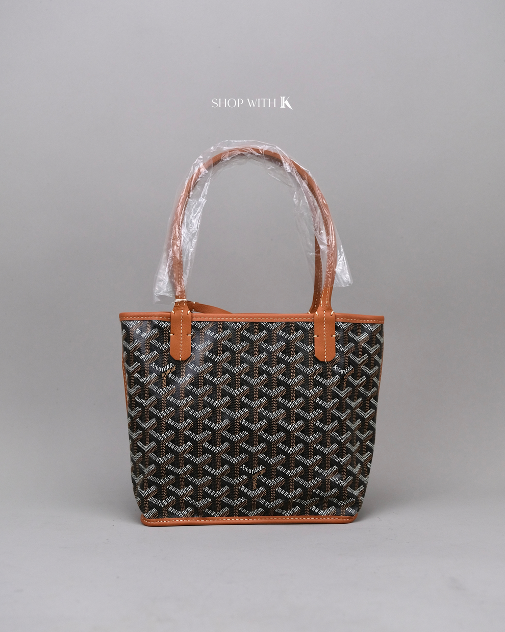 Goyard Mini Anjou Black/Tan – Shop with K